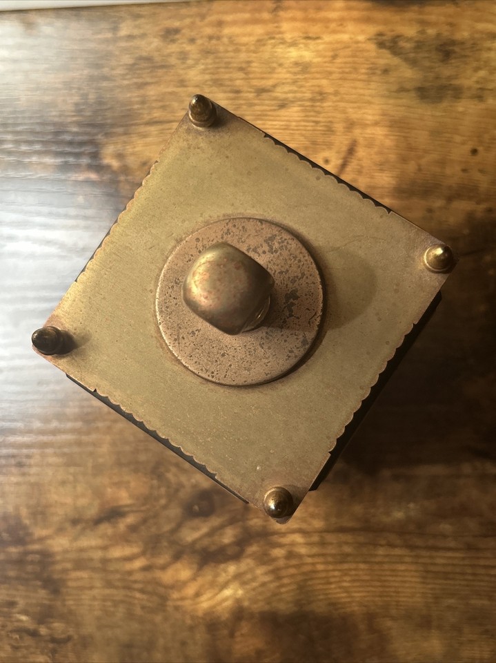 FINE IMHOF BRASS WEATHER STATION CLOCK BAROMETER HYGROMETER SWISS-SALEM ...