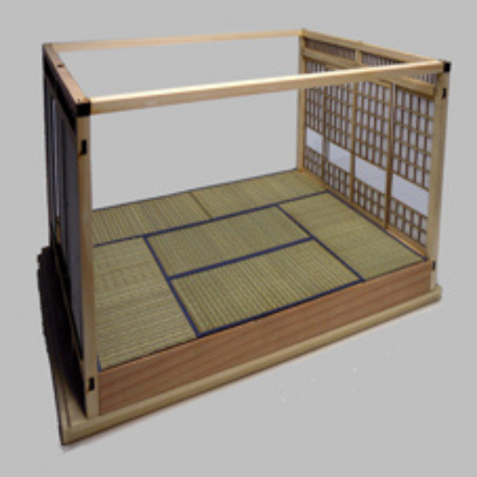 1:12 Japanese-style Room SET of 3 Doll House Handmade Miniature Figure ...