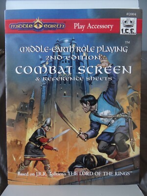 MERP - Combat Screen - 2nd Edition (Middle Earth, RPG) 101001008 | eBay