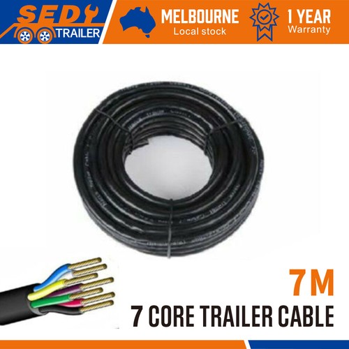 7M X 7 Core Wire Cable Trailer Cable Automotive Boat Caravan Truck Coil ...