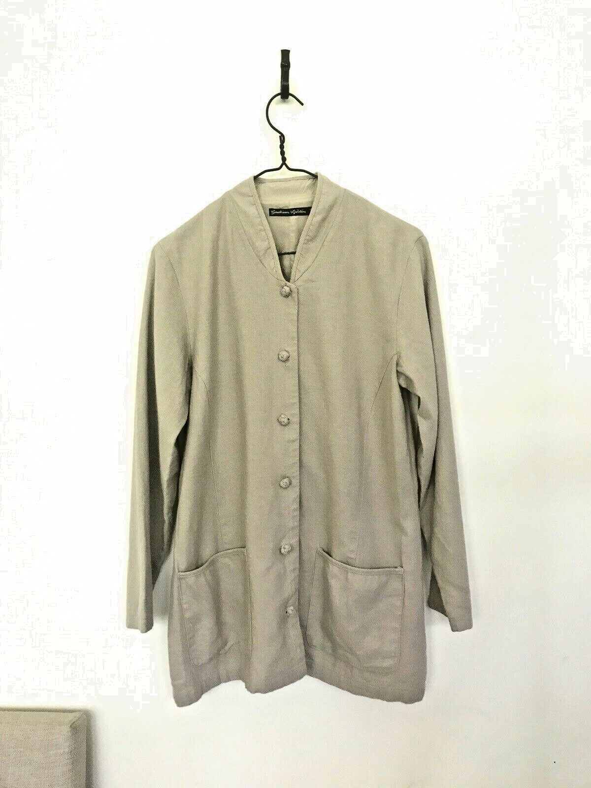 Gudrun Sjoden Ivory /Cream Linen Silk Jacket / Blazer… - Gem