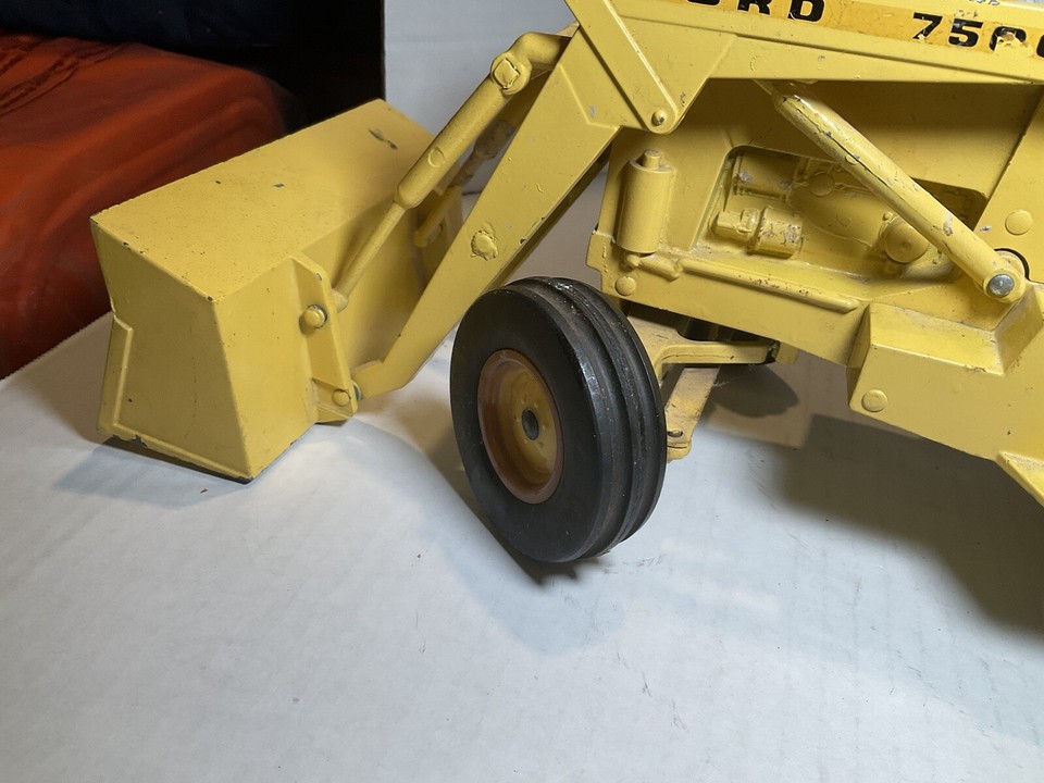 Vintage ERTL 1/22 Scale Diecast FORD 7500 Backhoe Loader Tractor ...