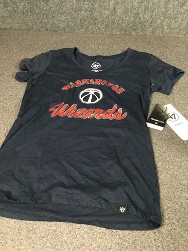 ‘47 Women’s Size Small Washington Wizards Navy Short Sleeve M37D ...