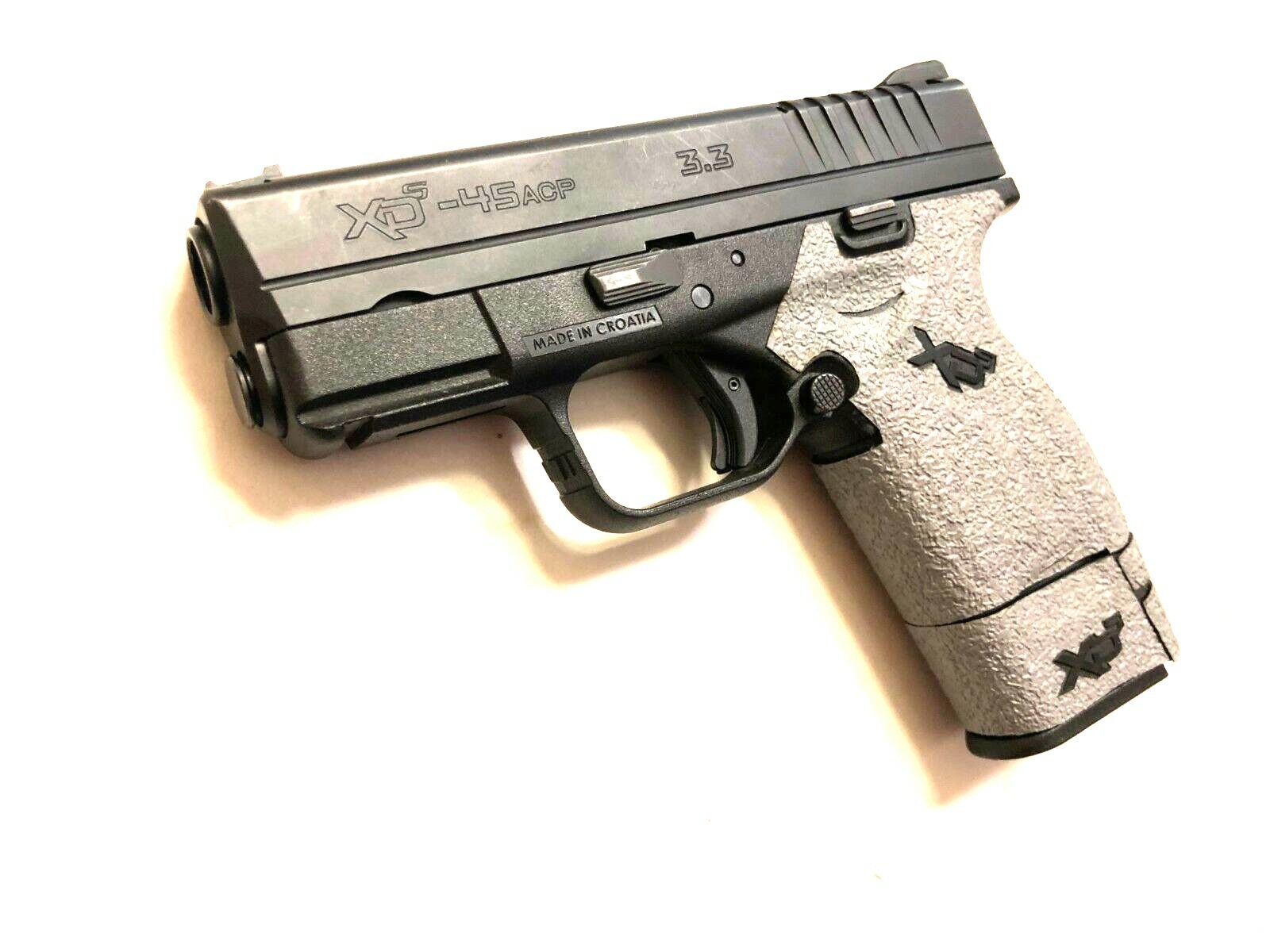 HANDLEITGRIPS Gray Laser Cut Custom Textured Rubber Grip for ...