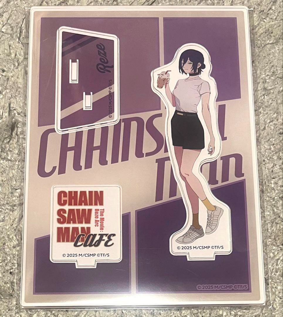 Chainsaw Man The Reze Arc collaboration Cafe acrylic stand Reze | eBay