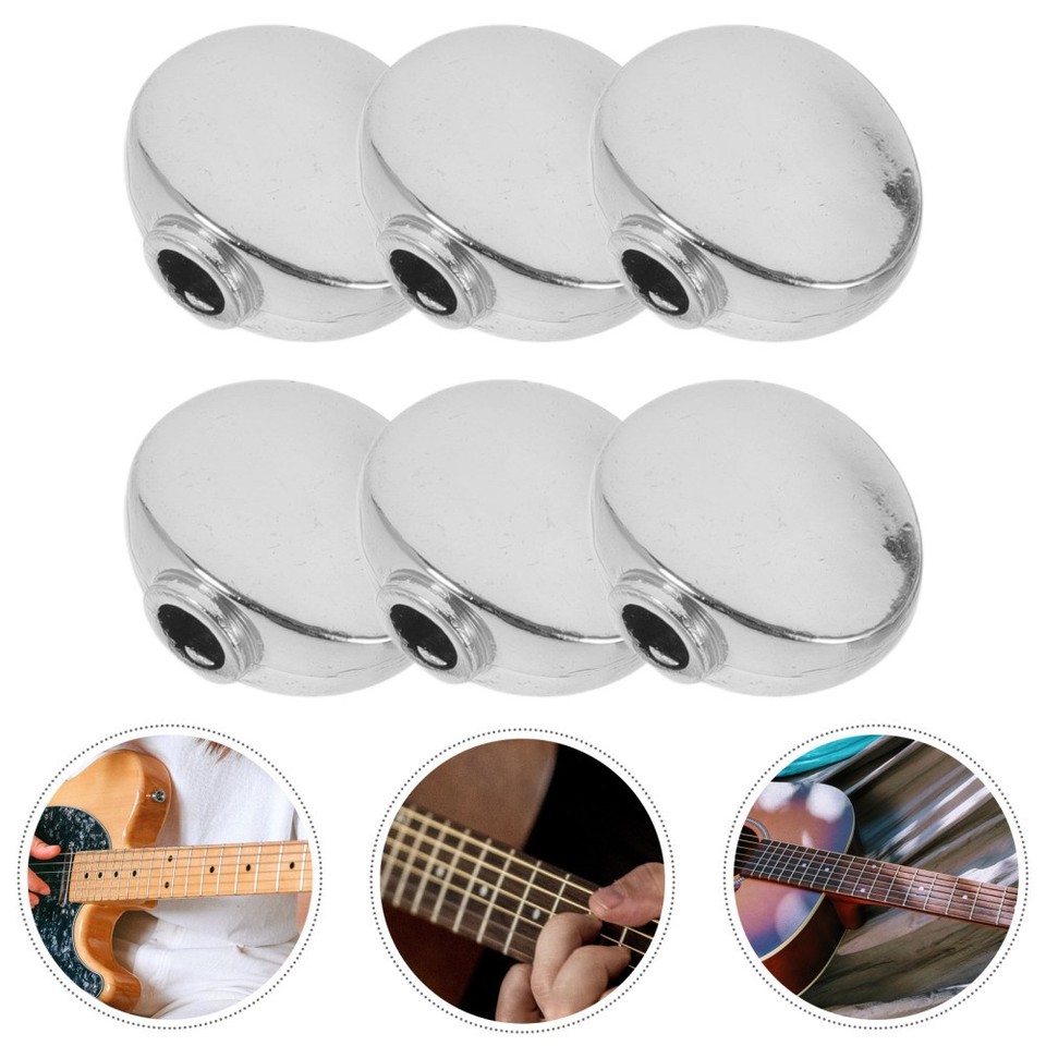 6 Pcs Tuner Handle Guitar Machine Heads Knobs Electric Tuning Keys ...