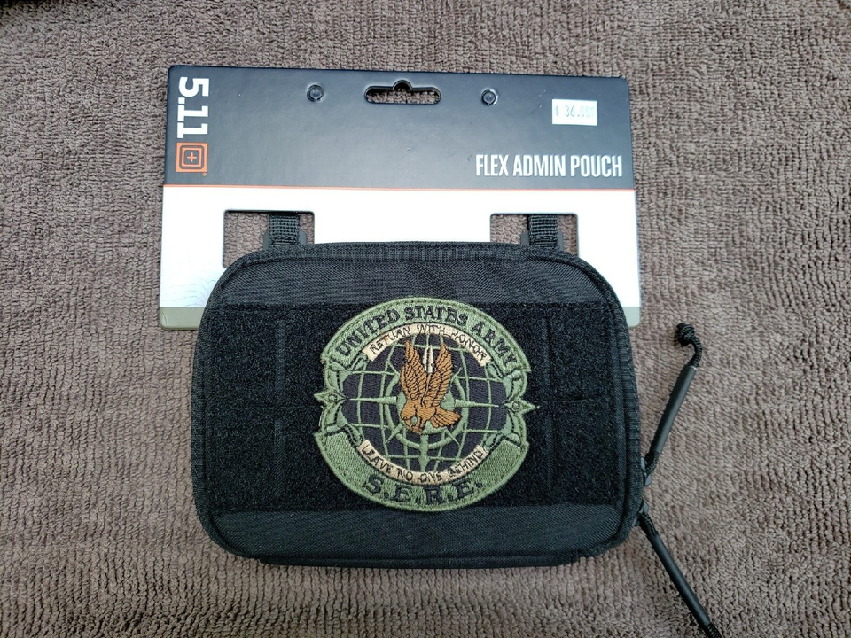 US ARMY SERE SURVIVAL EVASION RESISTANCE ESCAPE PATCH BUG OUT BAG ...