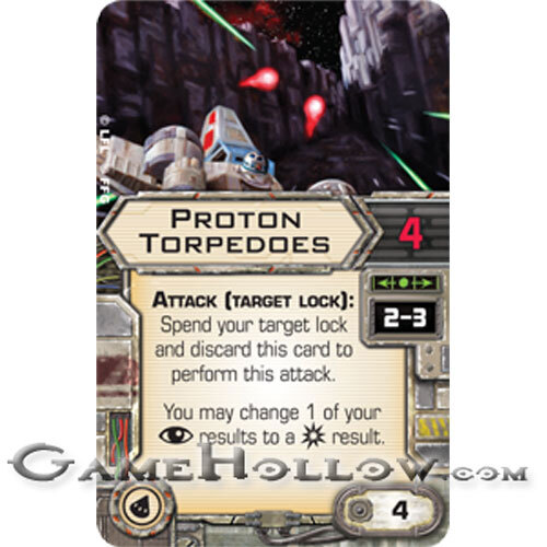 Star Wars Miniatures X-Wing Upgrade Card PROTON TORPEDOES Torpedo | eBay