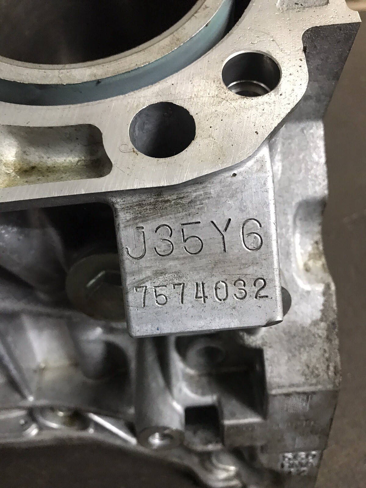 2016-2021 HONDA PILOT 3.5L ENGINE BARE BLOCK OEM J35y6 | eBay