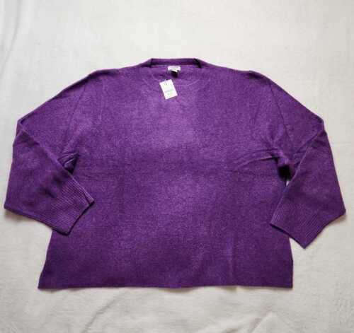 New Womens 3x J Crew Factory Crewneck Sweater In Extra Soft Yarn
