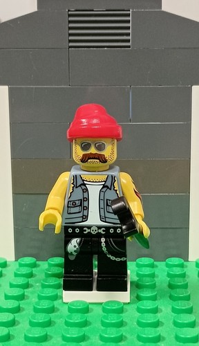 LEGO Motorcycle Mechanic Minifigure COL160 - Series 10 | eBay