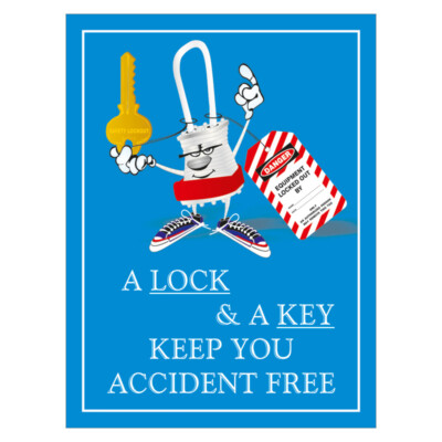 LOTO Procedures Poster - ''A Lock and A Key'' | eBay UK