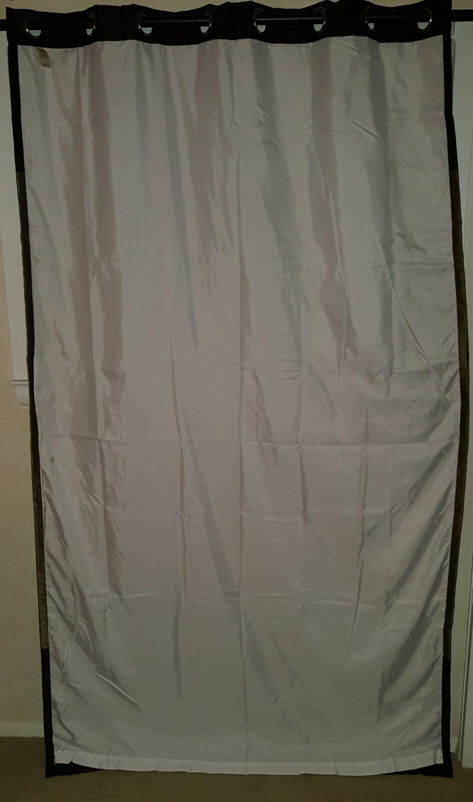 50" x 84" Drapes / Curtains * Dark Chocolate Chip ( Brown / Gold ) J.C ...