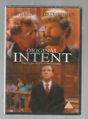 ORIGINAL INTENT - sealed/new - UK DVD - Martin Sheen / Kris ...
