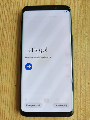Samsung Galaxy S9 64GB Cracked back and Screen Burn | eBay