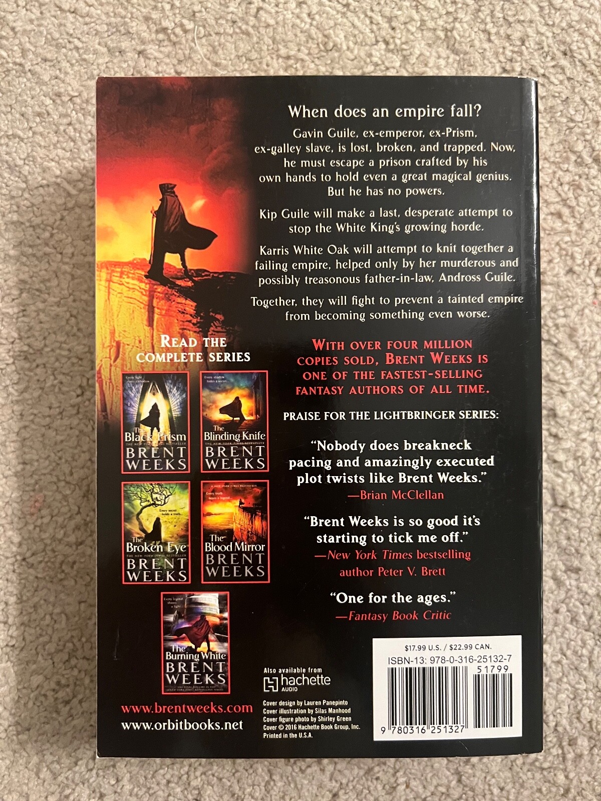 Lightbringer+Ser.%3A+The+Blood+Mirror+by+Brent+Weeks+%282016%2C ...