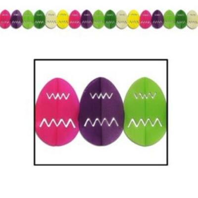 Easter Egg Garland Easter Decoration Egg Easter Streamer Easter Party ...