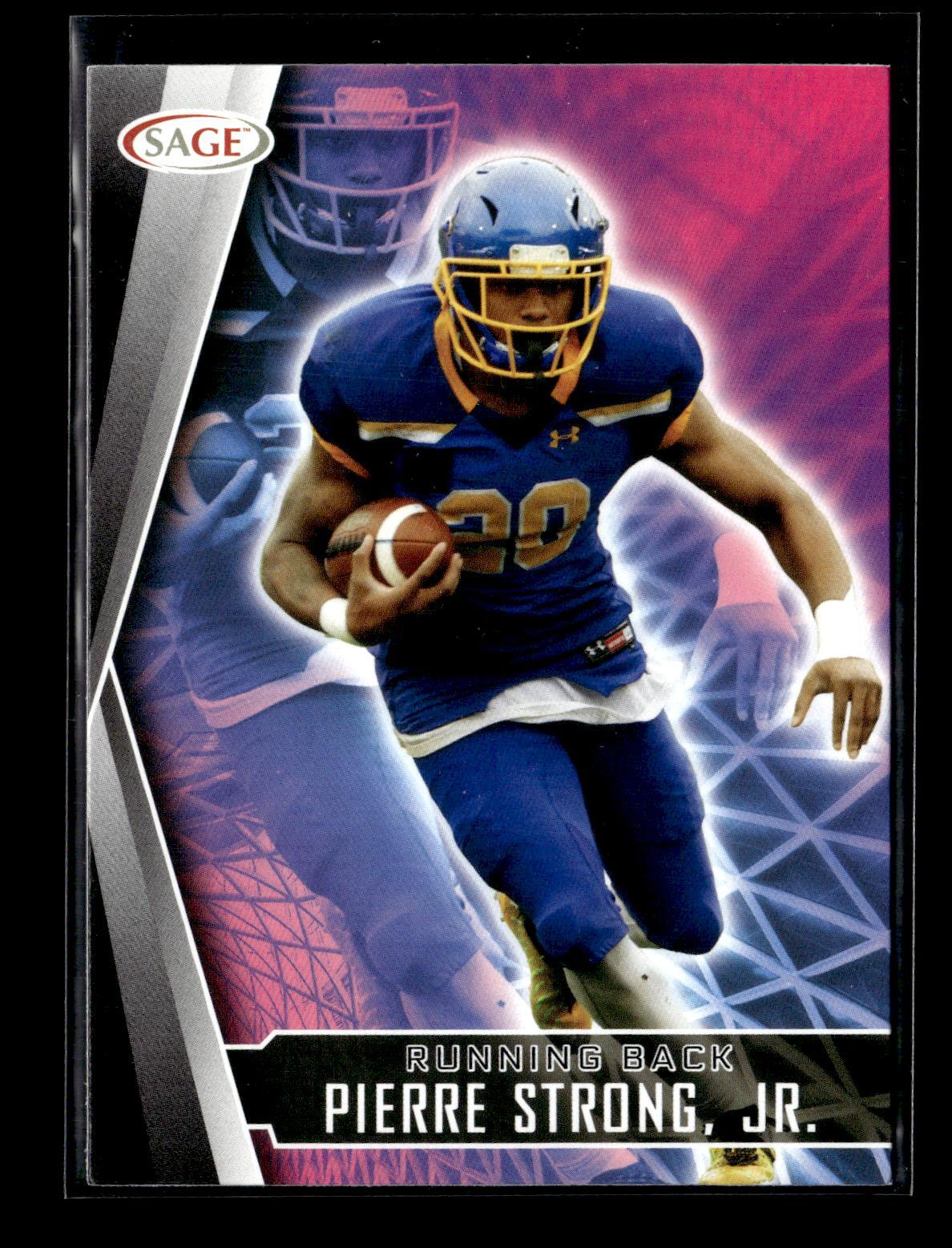 2022 SAGE #115 Pierre Strong, Jr. RC South Dakota State Jackrabbits | eBay