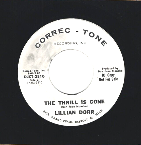 GIRLS/NORTHERN SOUL 45 Lillian Dorr Correc-tone 3810 *promo* | eBay