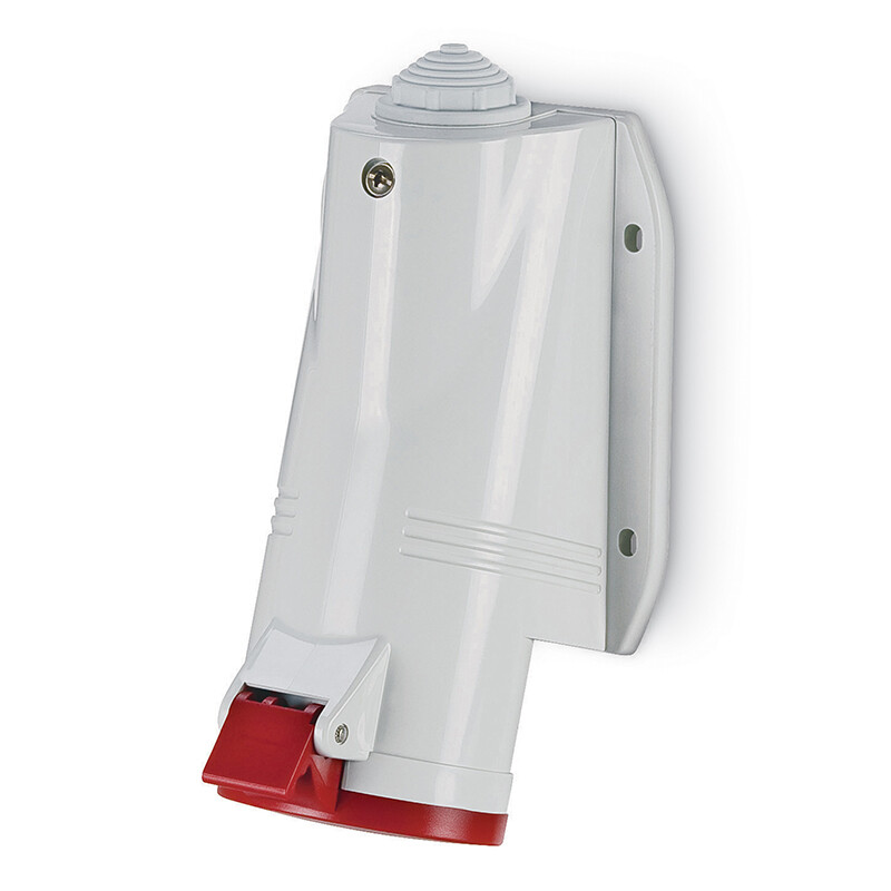 Scame 5 Pin Red Commando Plug & Sockets 415V 3P+N+E 32amp IP44 Male ...