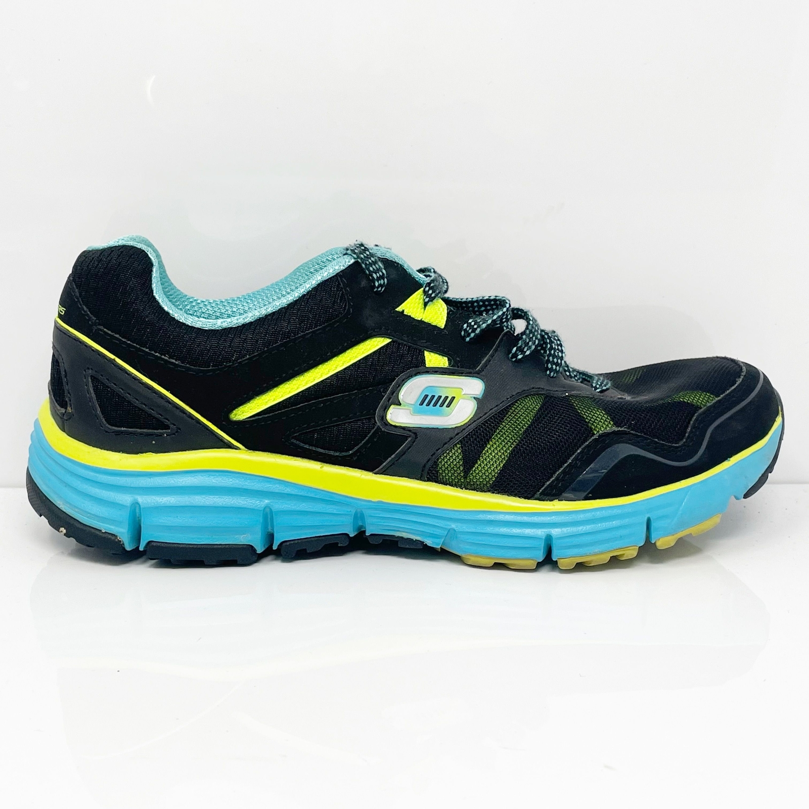 Skechers Womens Lightweight 11642 Black Running Shoes… - Gem