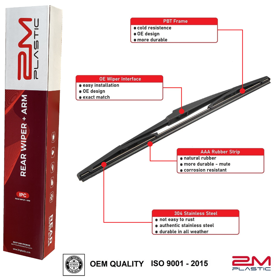 Rear Wiper Arm & Blade For Toyota SIENNA 2011-2021 OE: 85241-08020 OEM ...