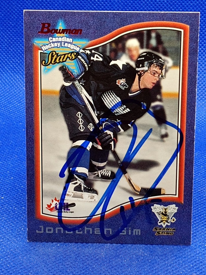 AUTOGRAPH AUTO Jonathan Sim 1997-98 Bowman CHL Stars #31 | eBay