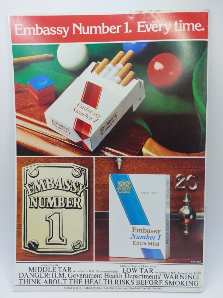 Embassy World Snooker Championship - Programme - 1982 - Crucible | eBay UK