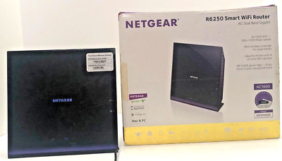 Netgear R6250 Smart WiFi Router AC1600 dual Band Gigabit Wireless ...