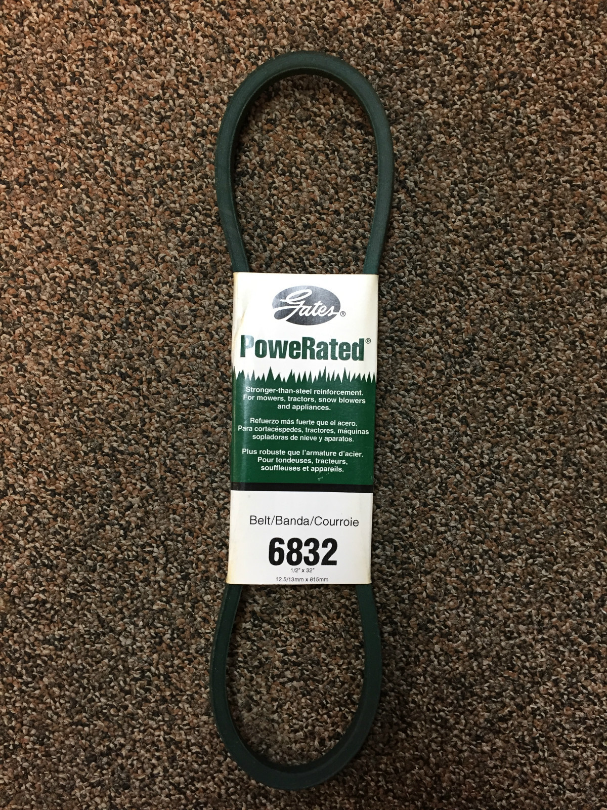 New OLD STOCK GATES POWERATED 6832 BELT | eBay