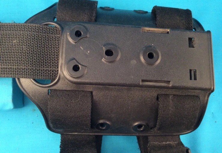 SAFARILAND Black 2 Strap Tactical Drop Leg Thigh Platform used | eBay