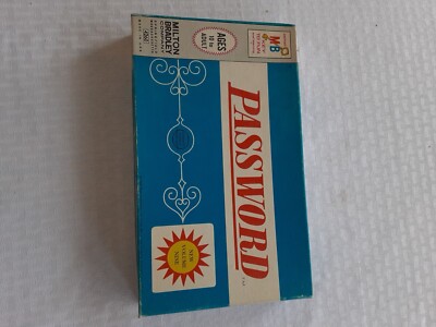 Vintage Password Game New Volume Nine Edition Copyright 1962 Milton ...