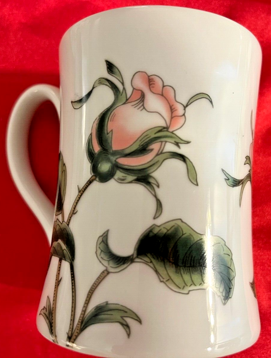 4 FITZ & FLOYD Plates and 3 Mugs SUMMER ROSE from Japan | eBay