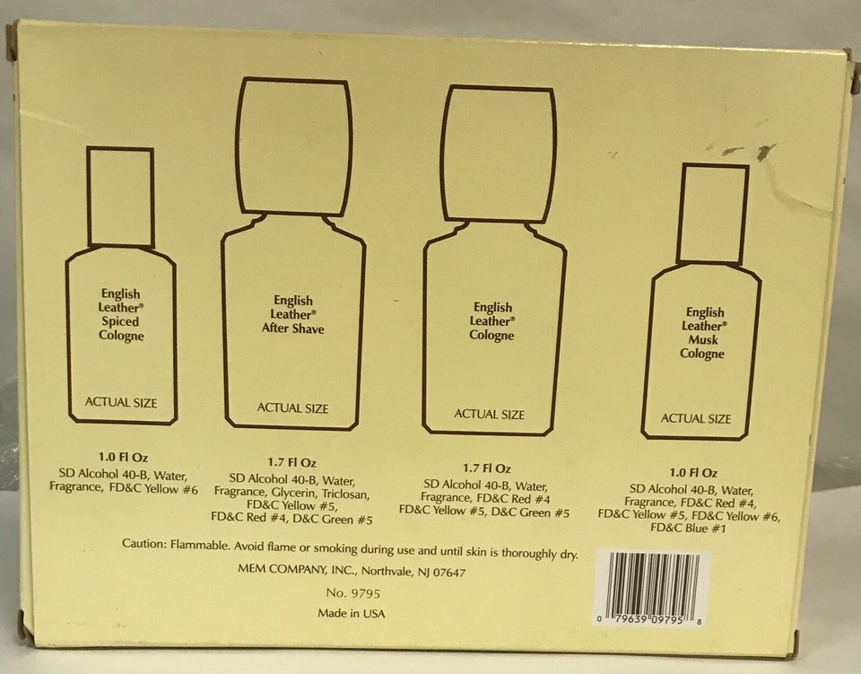 3 Sets English Leather1 oz spiced,1.7 oz cologne,1.7 oz after shave,1 ...