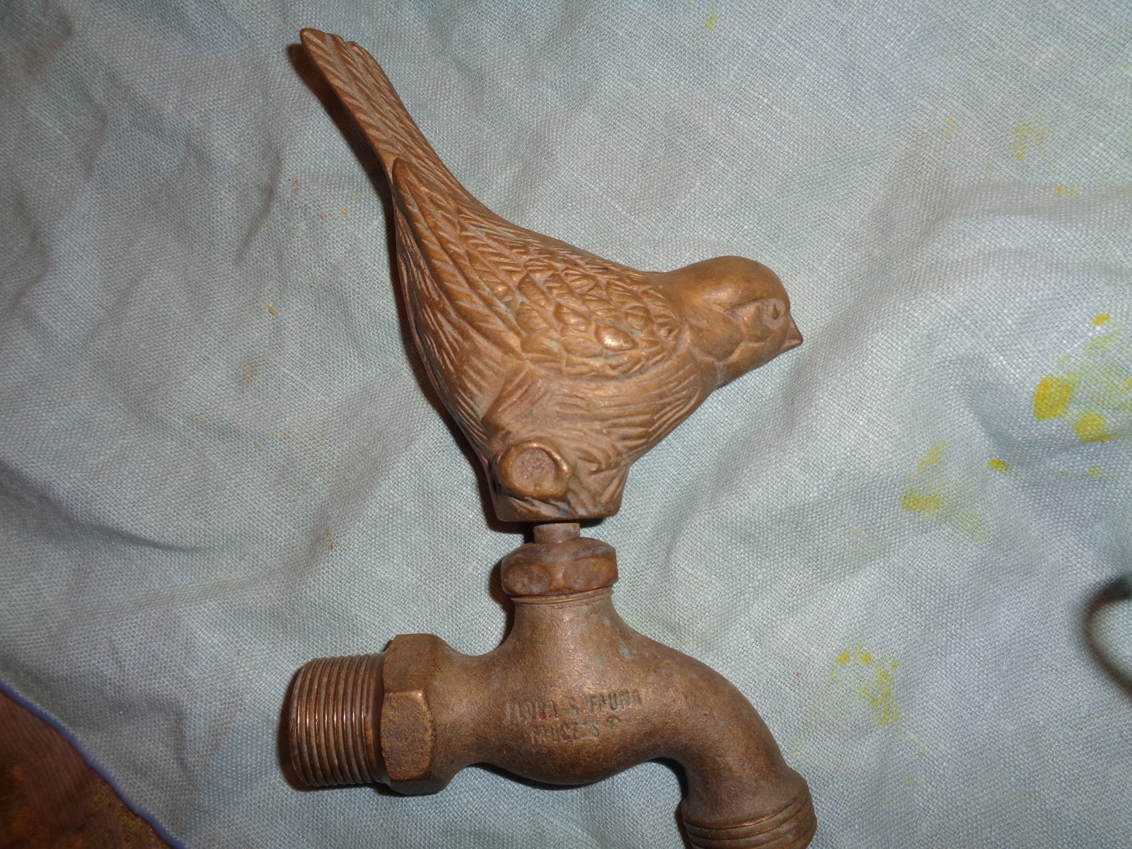 Brass Flora and Fauna Bird faucet spigot--new w/o tags-top quality wow ...