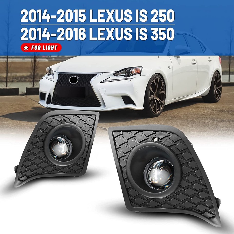 2014 2015 2016 Fog Lights For Lexus IS250 IS350 F-Sport Driving Lamp w ...