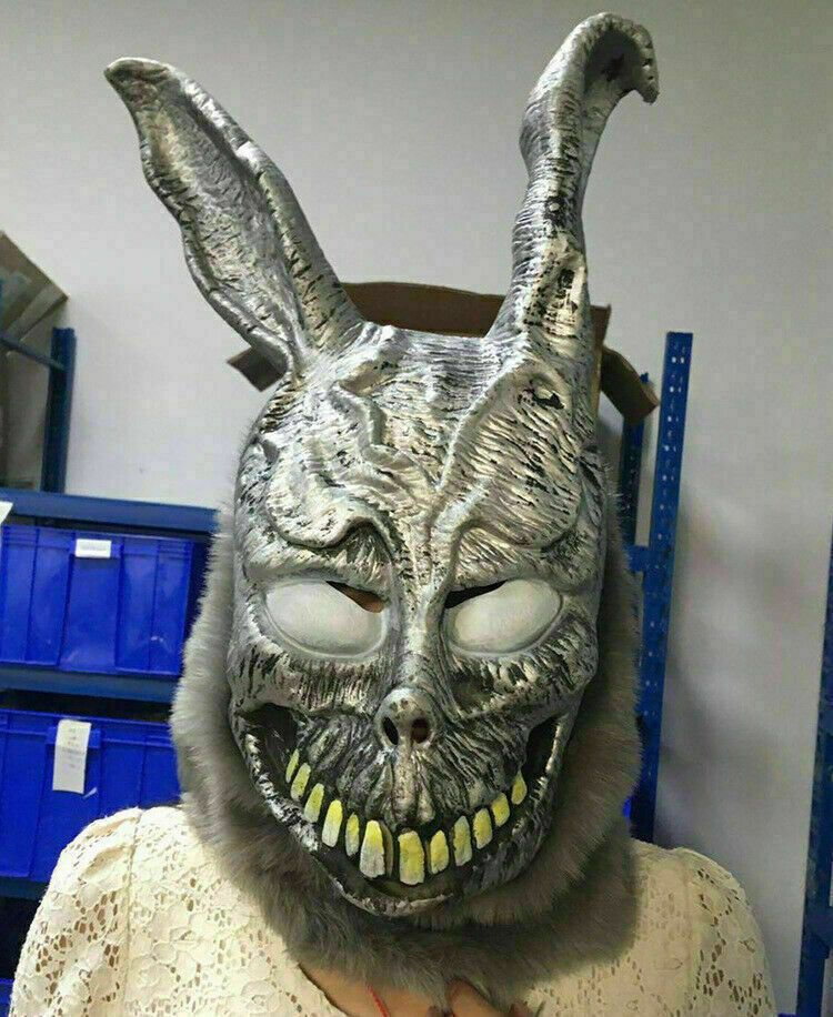 Halloween Latex Donnie Darko FRANK Bunny Rabbit Mask Headgear Party ...