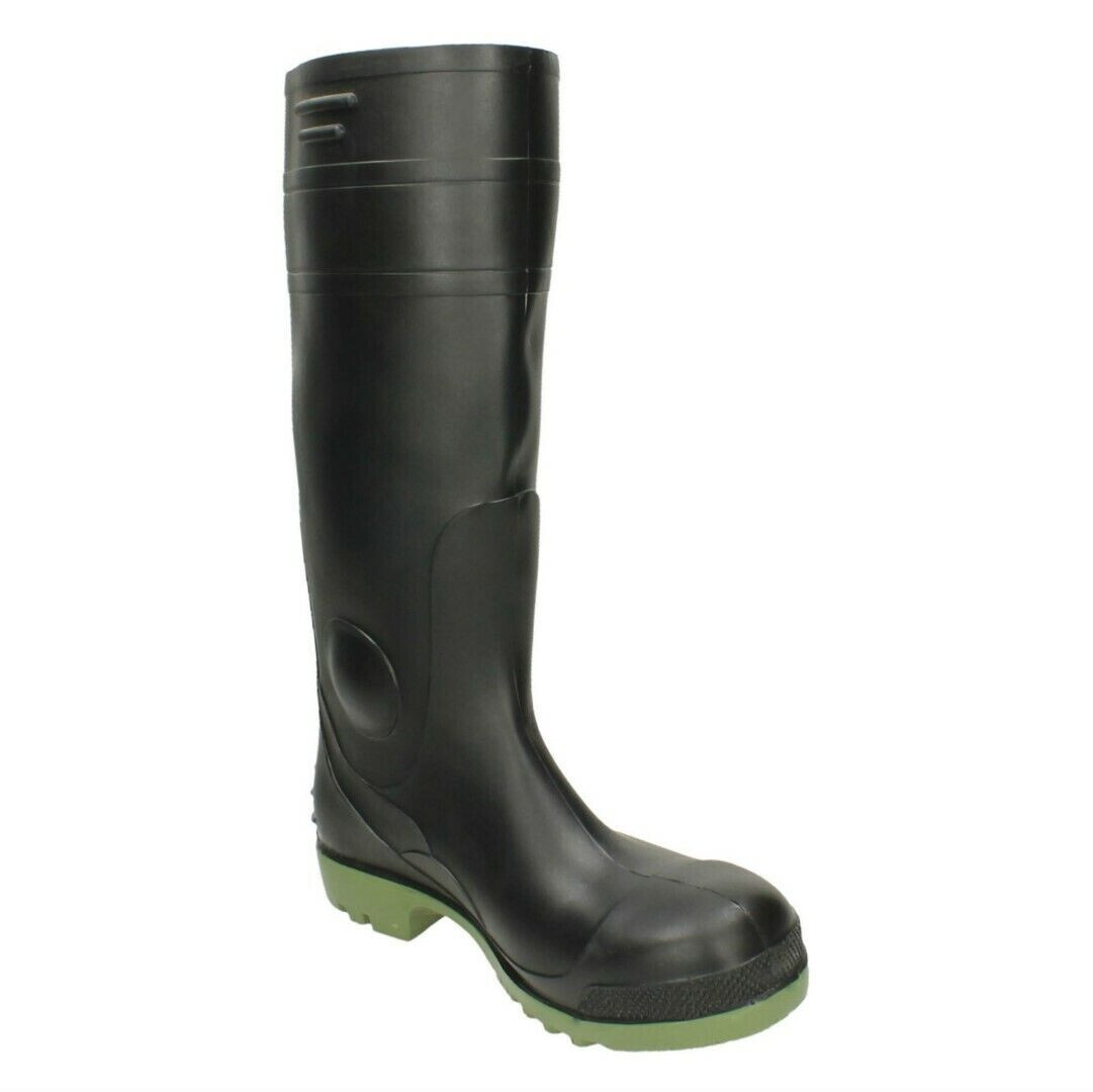 Bata Steel Toe Cap Wellington Boots Safemaster Safety Wellies Black Mens UK 6.5 | eBay UK