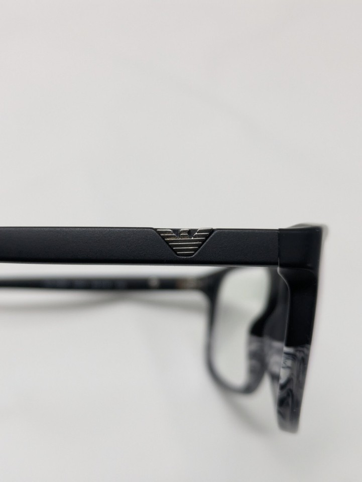 Emporio Armani EA 3098 5566 Eyeglasses Frames Black Full Rim 53-18-140 ...