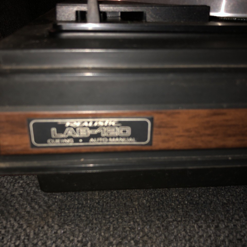 Realistic LAB-120 Turntable Record Player (READ DESCRIPTION) | eBay