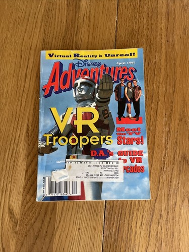 Disney Adventures Magazine April 1995 VR Troopers Virtual Reality Issue ...