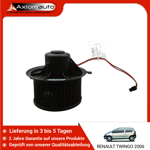🇩🇪 HEIZUNGSLÜFTERMOTOR RENAULT TWINGO I Phase 3 2000-2007 7701046084 ...