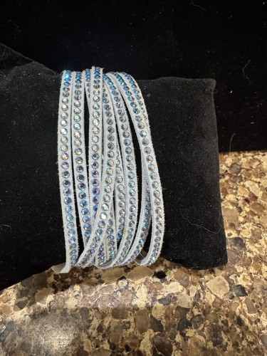 Touchstone Crystal Powder Blue Wrap-Star Bracelet New | eBay