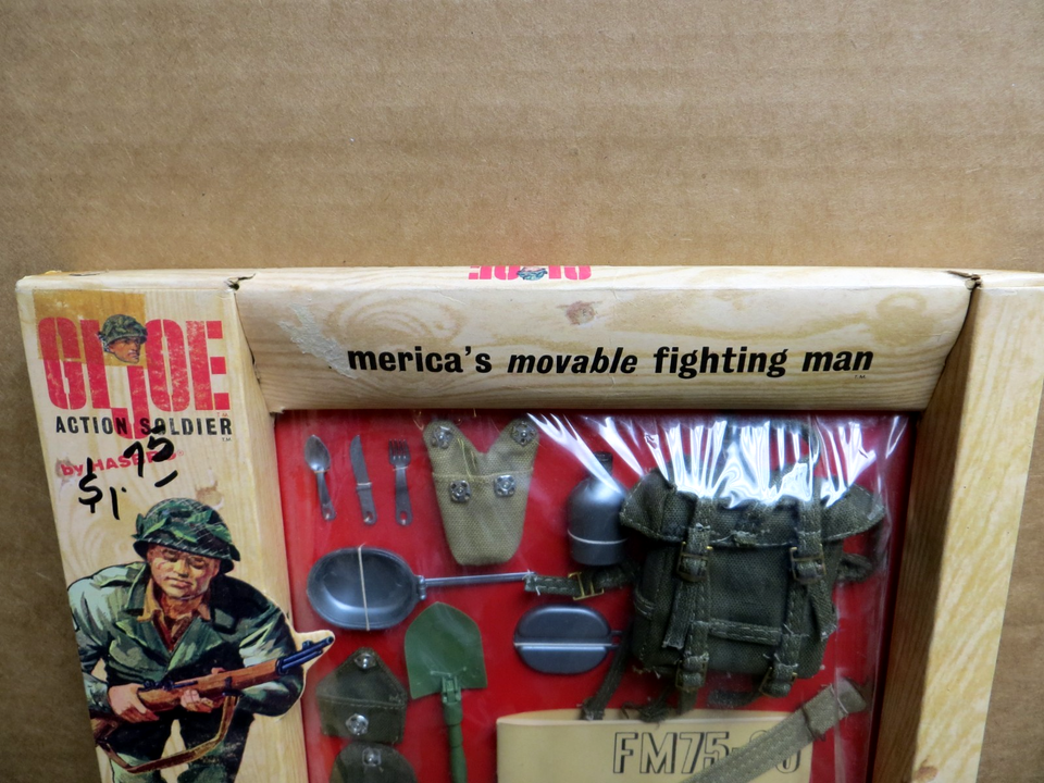 GI JOE 1964 VINTAGE GI JOE JOEZETA: 3TM #7502 COMBAT WINDOW BOX- EARLY ...