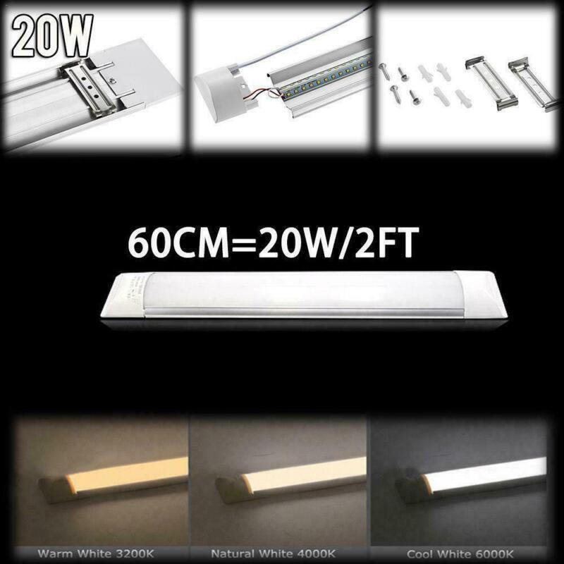 LED Strip Lights Batten Tube Light Linear Garage Workshop Lamp Wall ...
