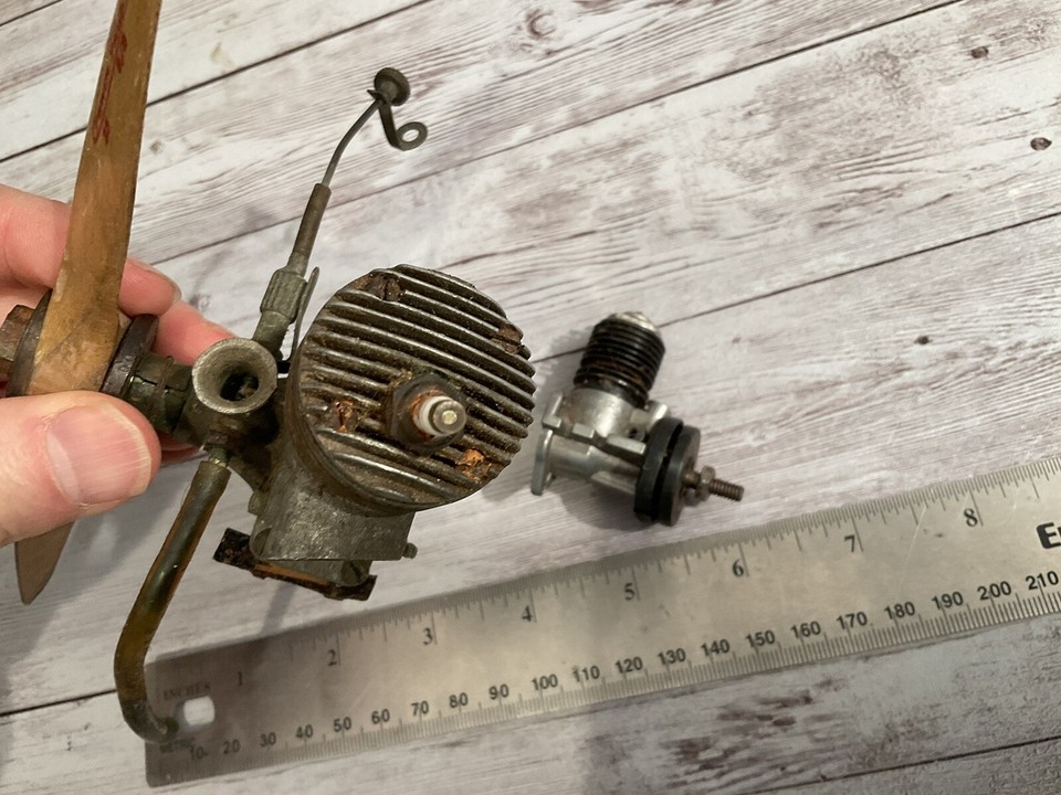 ORIGINAL VINTAGE RC AIRPLANE ENGINE PAIR TORPEDO AND AMF WEN MAC | eBay