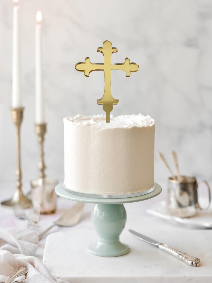 Cross Cake Toppers