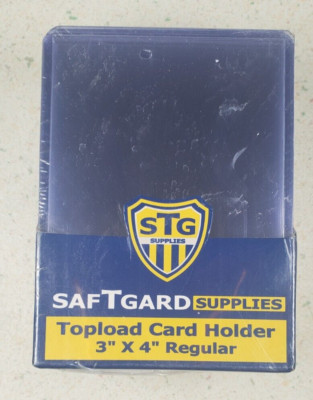 SafTGard STG Trading Card Topload Card Holder 3X4 Regular | eBay