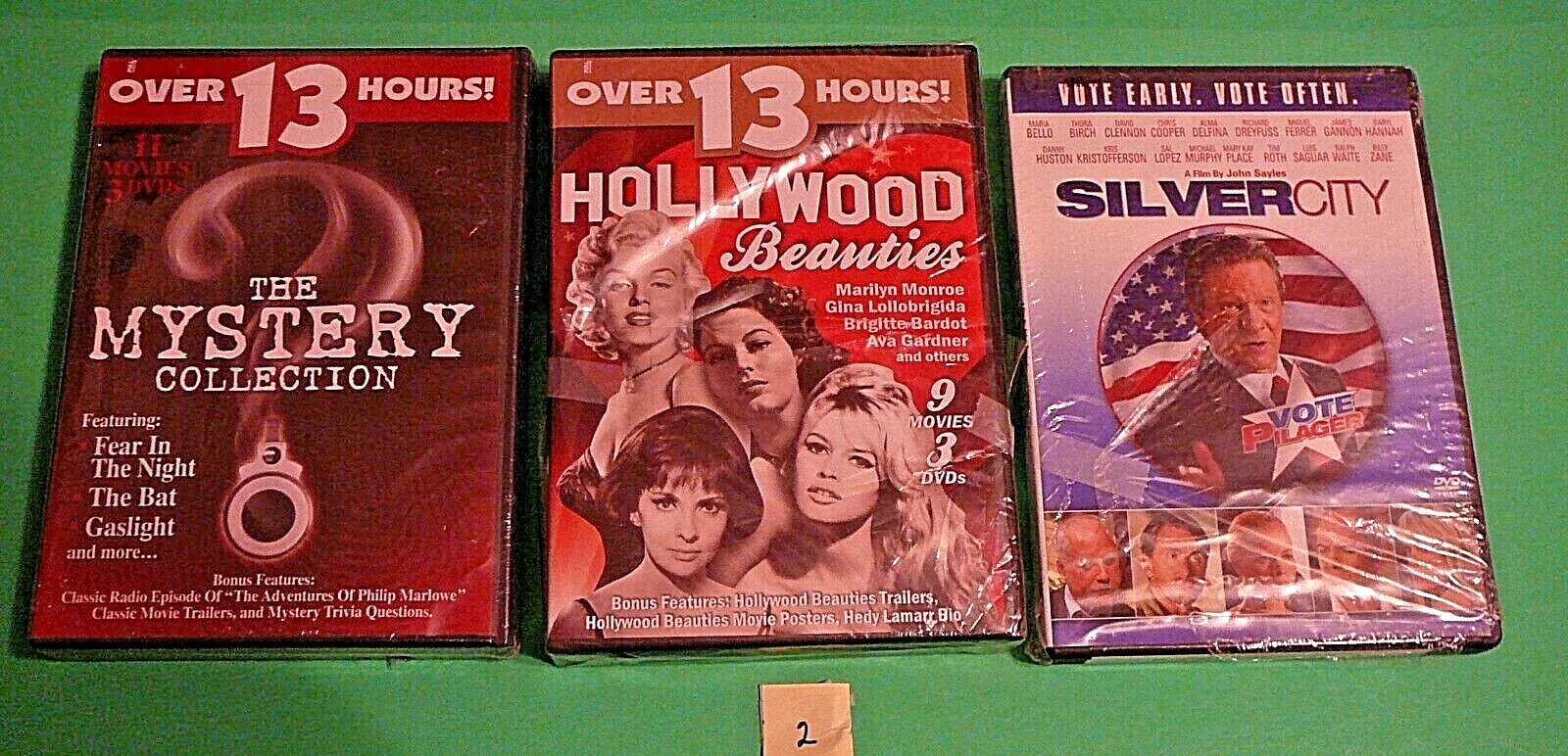 3 DVDS / THE MYSTERY COLLECTION / SILVER CITY / HOLLYWOOD BEAUTIES | eBay