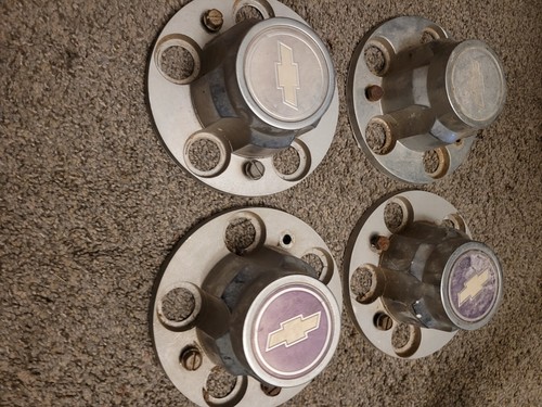 4 1980 c10 wheel center caps oem aluminum used aluminum not plastic | eBay